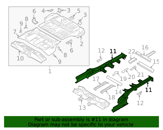 65720-S9000 - Rail Assembly 2020-2022 Kia Telluride | Kia.Parts Store
