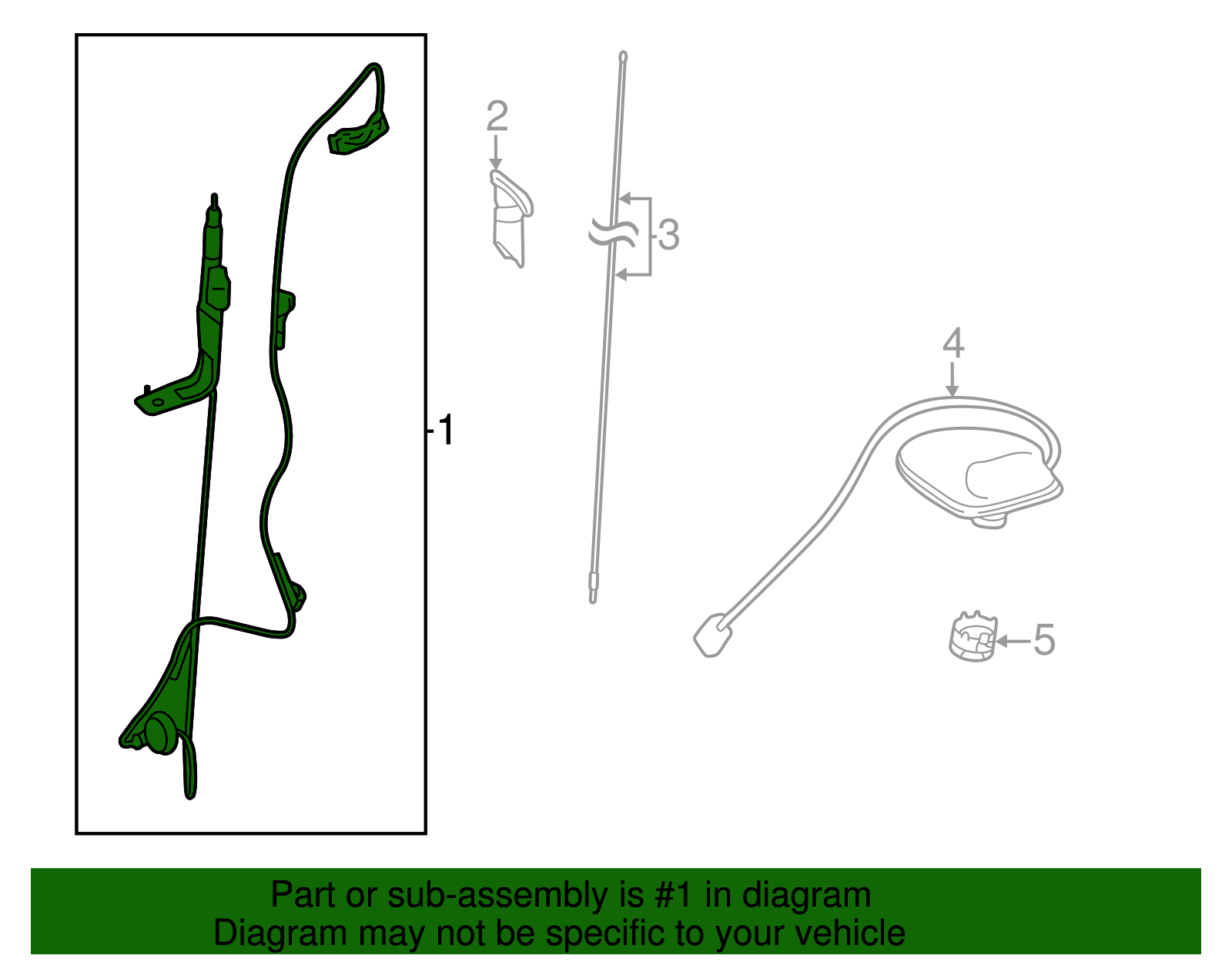 2007-2013 Toyota Tundra Radio Antenna Base 86309-0C040 | Toyota OEM ...