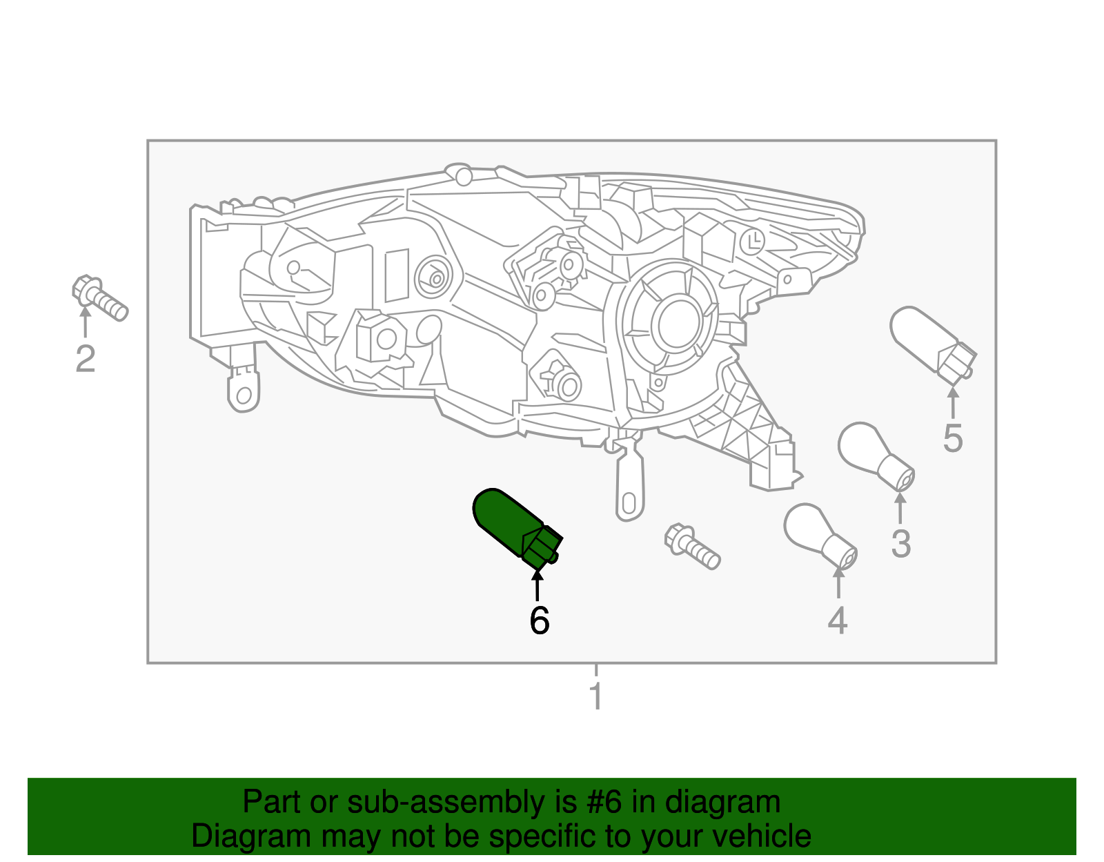 26261-9B90A - Marker Lamp Bulb 2013-2017 Infiniti | INFINITI Parts ...