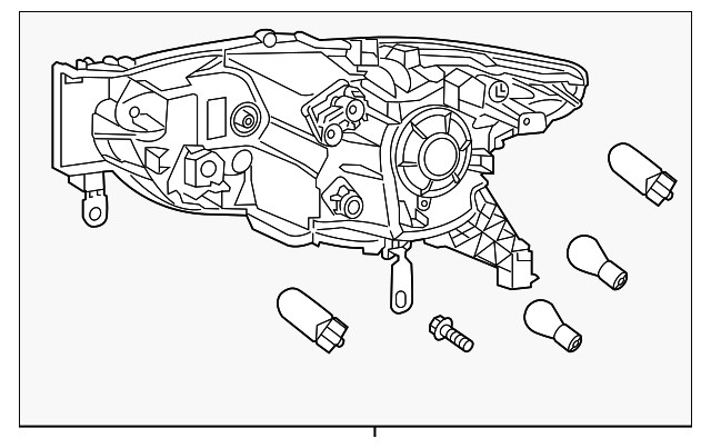 2017-2018 Infiniti QX60 Headlight Assembly 26010-9NF0D ...