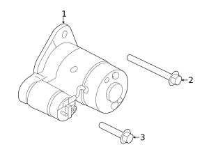 2021 Nissan Rogue Starter Upper Bolt 31377-3TS0B | Nissan Parts Store