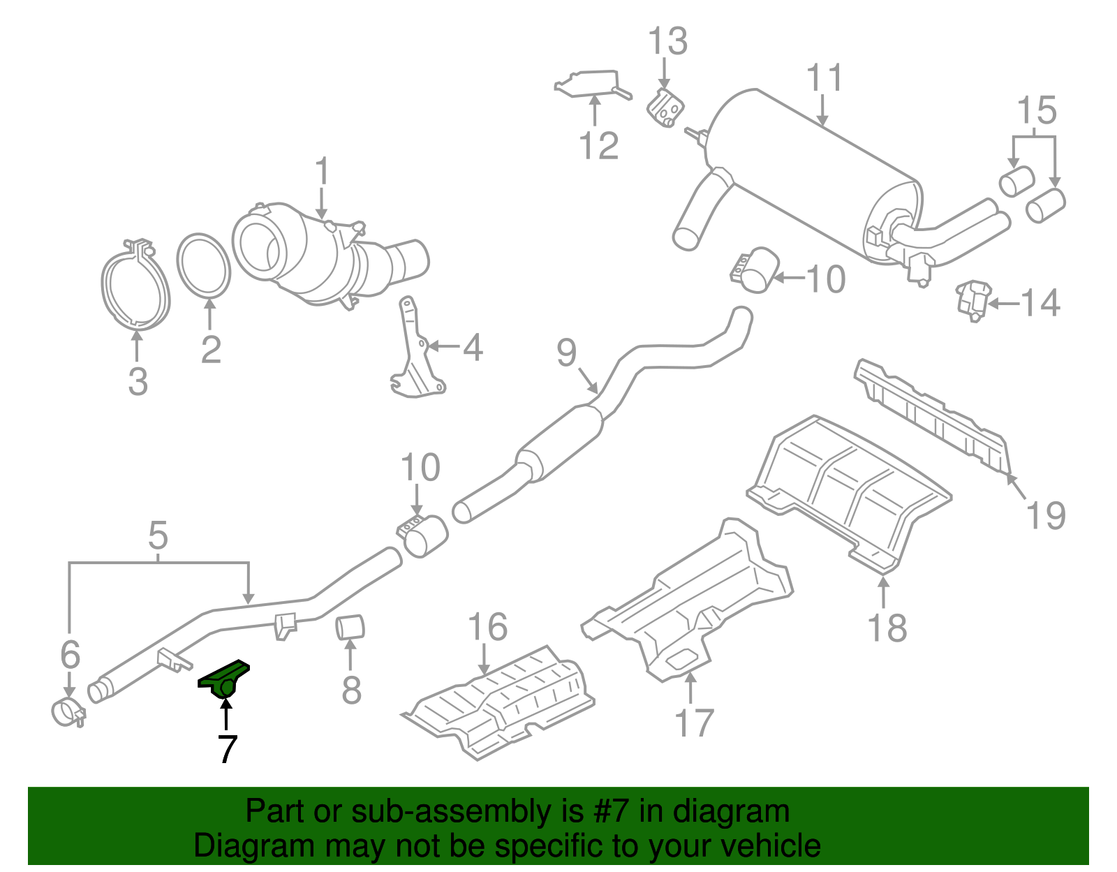 2013-2021 BMW Front Pipe Insulator 18307633093 | OEM Parts Online