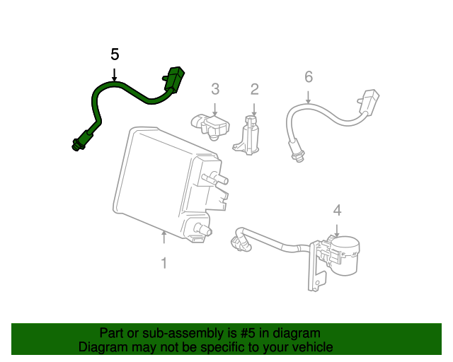 2003-2017 GM Heated Oxygen Sensor 12572705 | GM Parts Center