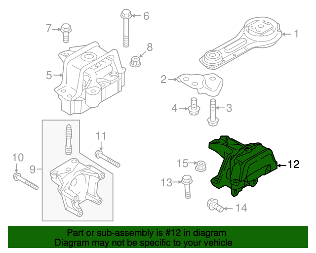 2910A131 - Trans Mount 2014-2020 Mitsubishi Outlander | Mitsubishi ...