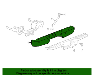 2016-2021 Nissan Rear Bumper 85030-EZ50A | My Nissan Part
