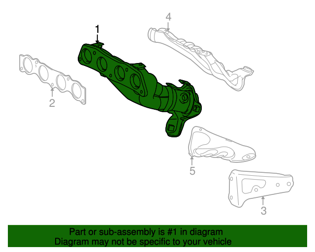 2011-2019 Toyota Exhaust Manifold 17141-37130 | OEM Parts Online