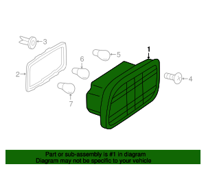 2006-2018 Mercedes-Benz Tail Lamp Assembly 463-820-20-64 | MB OEM Parts