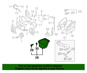 2005-2021 Subaru Oil Pan 11109AA151 | Subaru Parts Store