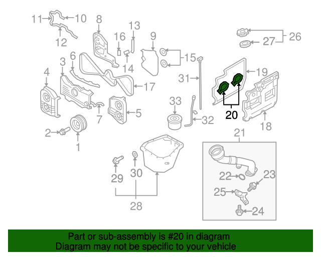 1997-2020 Subaru 2002-2005 Subaru Impreza WRX Turbo Rocker Valve Cover ...