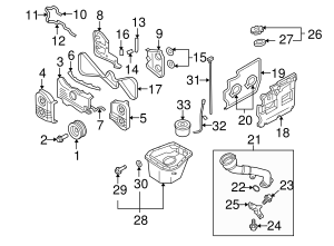 1987-2021 Subaru Oil Filler Tube O-Ring 806922120 | Subaru Parts Store
