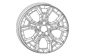2021-2023 Jeep Wheel, Alloy 4755434aa | TascaParts.com