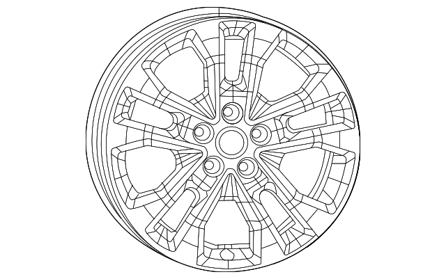2021-2023 Jeep Wheel, Alloy 4755435aa | TascaParts.com