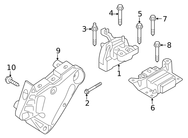 2022-2024 Audi S3 Motor Mount 5WA-199-262-H | Audi USA Parts