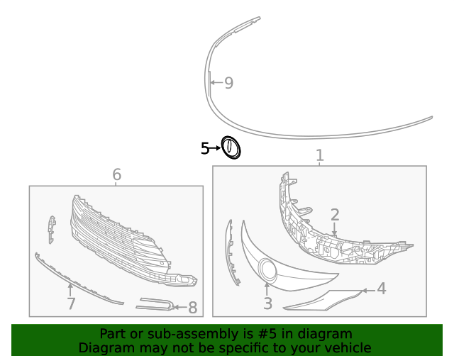 90975-A2013 - Emblem - 2021-2023 Toyota | OEM Genuine Toyota Parts