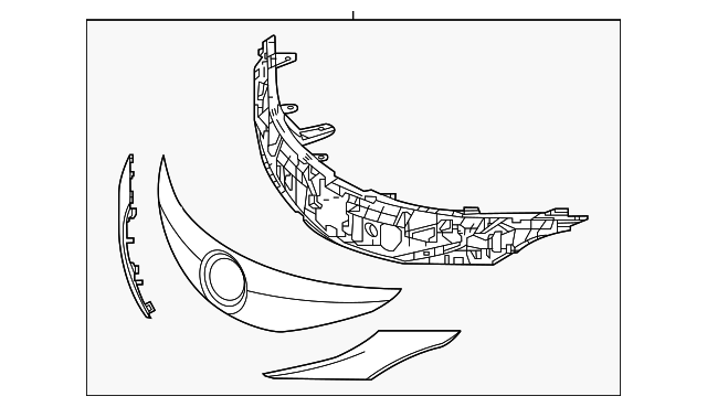 2021-2024 Toyota Sienna Grille Assembly 53101-08210 | Toyota Parts Center