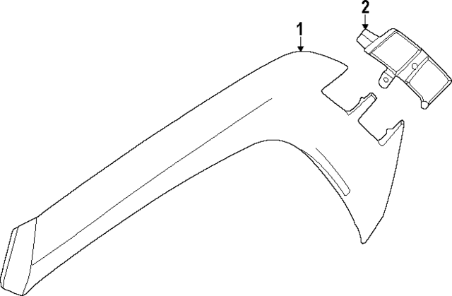 2022-2024 Hyundai Tucson Wheel Opening Molding 87742-CW000-CA | OEM ...