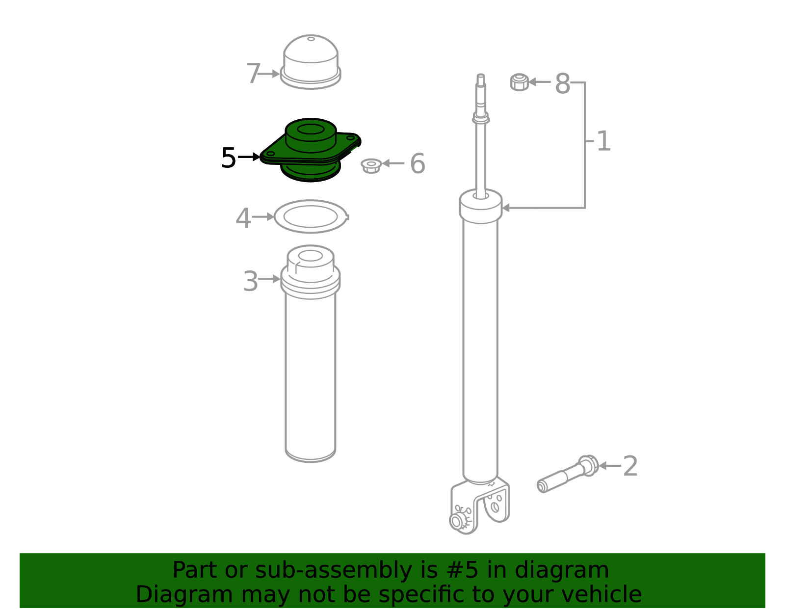 2019-2025 Nissan Altima Shock Mount 55320-6CA0A | Nissan of Huntington
