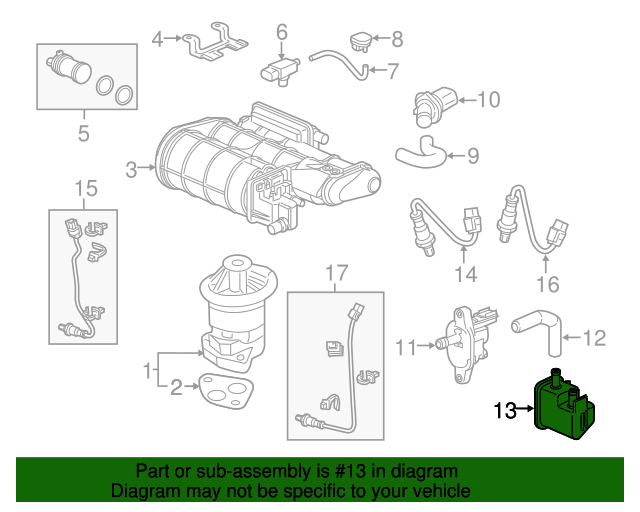2014-2020 Acura Joint, Purge 36166-5G0-A01 | OEM Parts Online