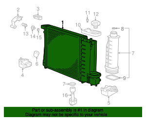 17111728907 - 1991-1999 BMW Radiator (17-11-1-728-907) | BMW of South ...
