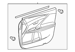 2009-2012 Toyota Venza Door Trim Panel 67610-0T010-C0 | Family Toyota ...