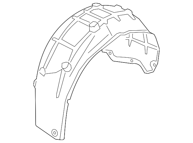 Genuine BMW 51-71-9-627-871 | Wheelhouse Liner | FREE Shipping on Most ...