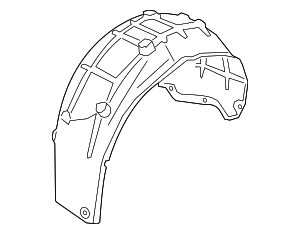 Genuine BMW 51-71-9-627-871 | Wheelhouse Liner | FREE Shipping on Most ...