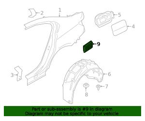 64229176945 - 2012-2023 BMW Pressure Vent (64-22-9-176-945) | BMW of ...