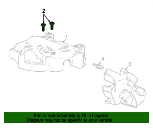2016-2024 GM Multi-Purpose Bolt 11547321 GM | GMPartsDirect.com