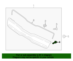 86358-3K000 - Opener Assembly Bolt 2014-2019 Kia | Kia.Parts Store