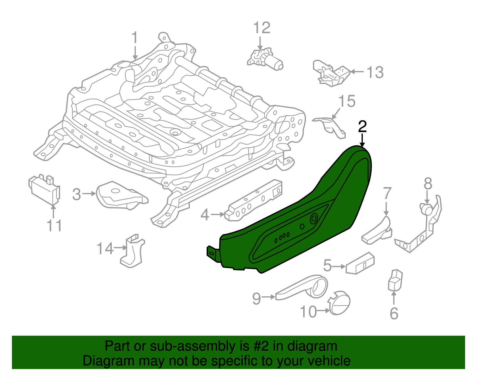 Hyundai - 88160-4Z010-RYN - Side Cover - 2013-2018 Hyundai Santa Fe ...