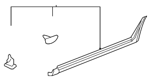 2006-2008 Chevrolet Impala Passenger Side Rocker Panel Molding 19120765 ...