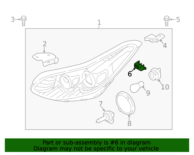 2017-2021 Kia Sportage Center Bracket - Driver's Side (LH) 92133-D9000 ...