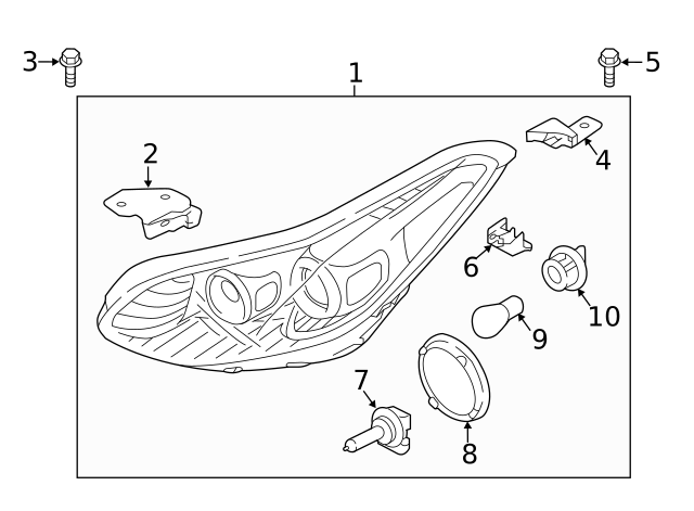 2017-2021 Kia Sportage Center Bracket - Driver's Side (LH) 92133-D9000 ...