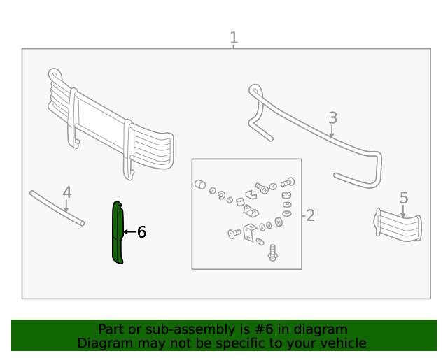 463-880-01-41-64 - Bumper Guard 2002-2015 Mercedes-Benz | Mercedes-Benz ...