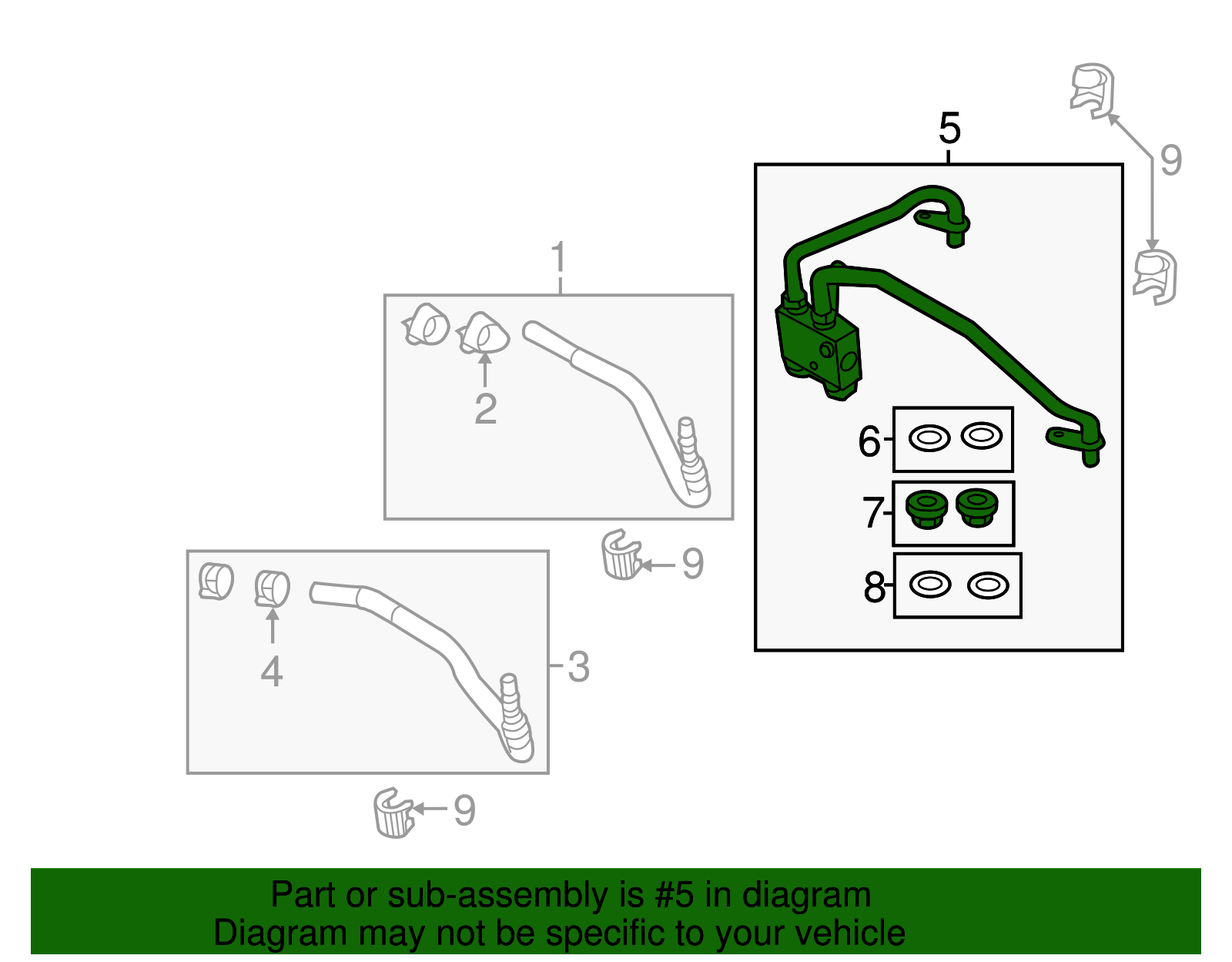 2012-2019 Ford Tube Assembly DB5Z-7R081-T | OEM Parts Online
