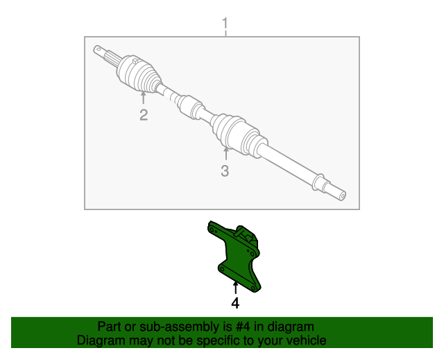 39780-JA010 - Bearing Support - 2007-2013 Nissan | Nissan OEM Parts Direct