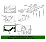 2013-2020 GM Rear Driver Side Upper Suspension Control Arm 20900531 ...