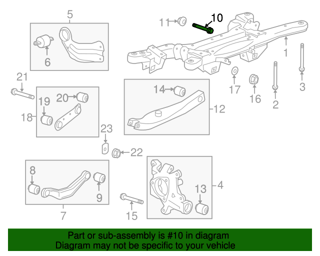 2010-2020 GM Bolt 11611105 GM | GMPartsDirect.com