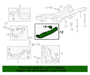 2010-2020 GM Rear Lower Control Arm 13219164 | TascaParts.com
