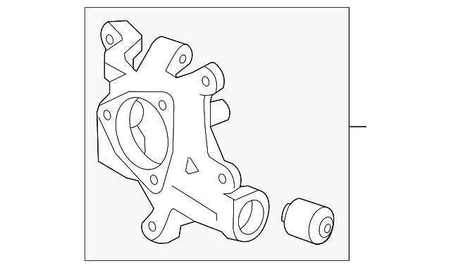 23432048 - Rear Driver Side Wheel Hub Bracket 2013-2020 GM | Gateway ...