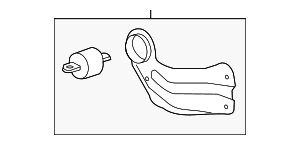 2010-2020 GM Rear Passenger Side Suspension Trailing Arm 22927293 GM ...