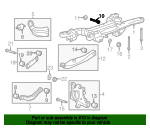 2010-2020 GM Rear Upper Control Arm Bolt 11611105 | GMPartsDirect.com