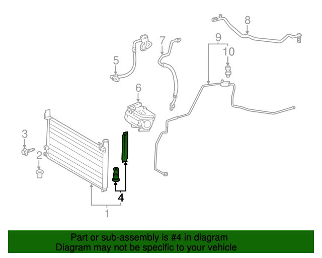 88474-47030 - A/C Receiver Drier - 2013-2021 Lexus | MyLexusParts