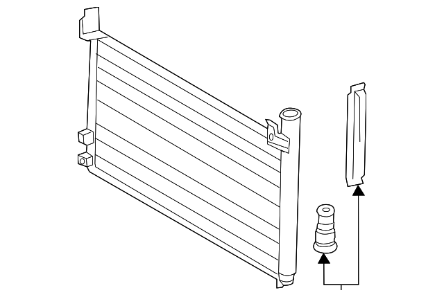 2012-2017 Lexus CT200h Condenser Assembly 88460-76010 | OEM Parts Online