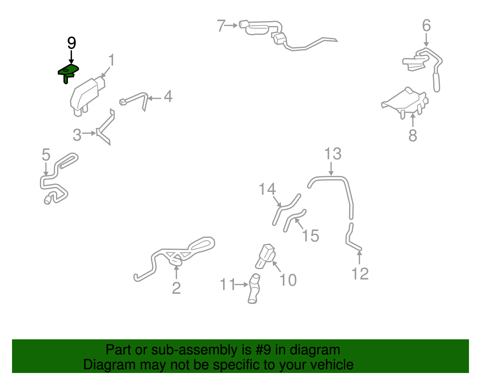 2016-2019 Nissan TITAN XD Pressure Sensor 22365-EZ42A | My Nissan Part