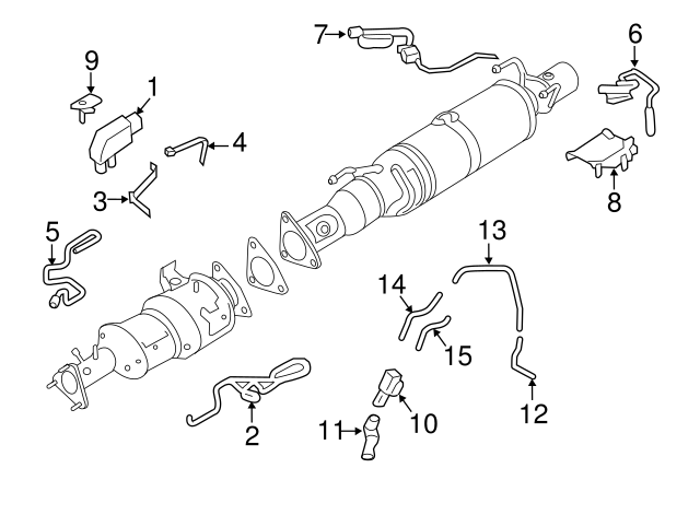 2016-2019 Nissan TITAN XD Pressure Sensor 22640-EZ41B | My Nissan Part