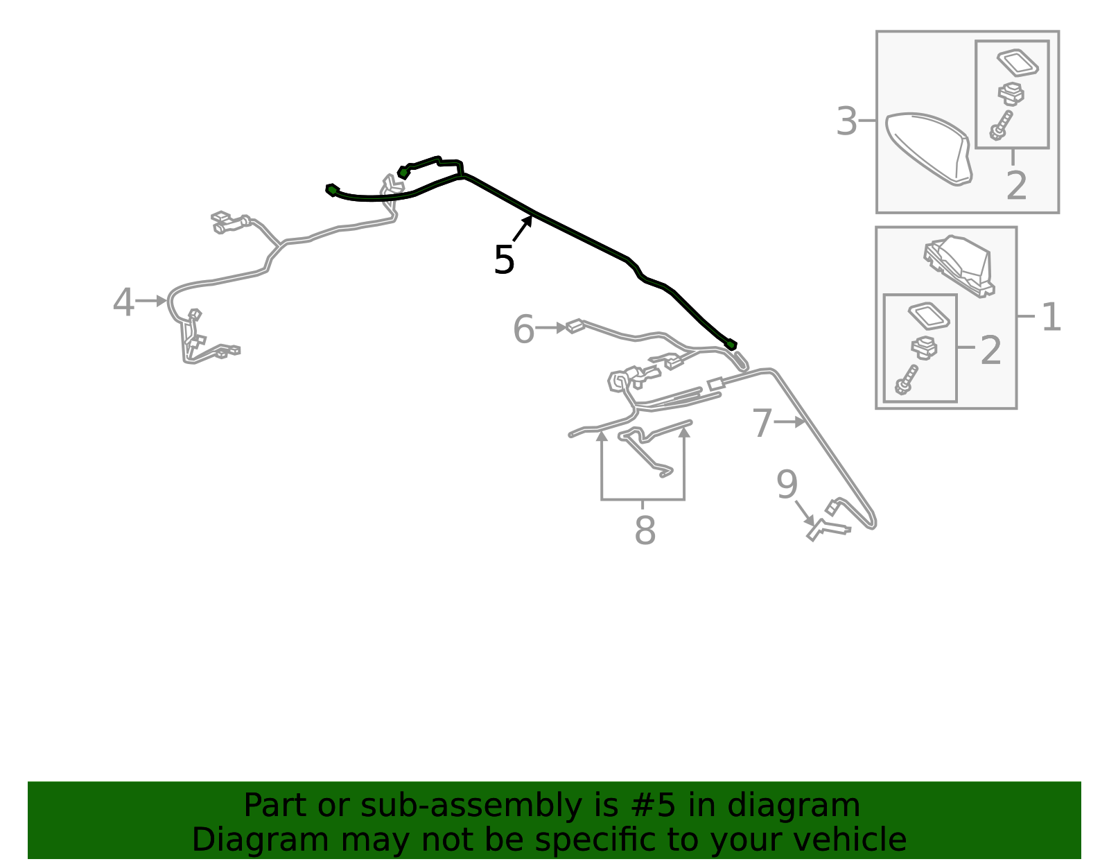 86101-76B50 - 2019-2024 Lexus - Antenna Cable | Discount Parts Monster