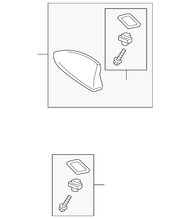 2021-2023 Lexus Radio Antenna Cover 86077-76030-J1 | OEM Parts Online