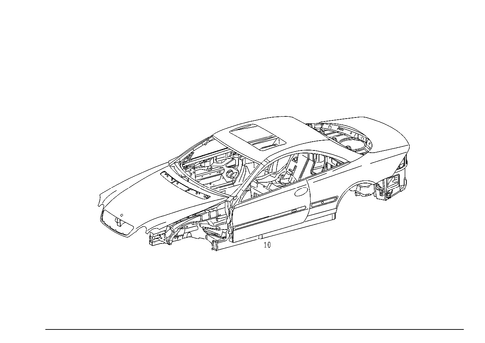 Body Shell for 1998 Mercedes-Benz CL 500 | Mercedes-Benz USA Parts