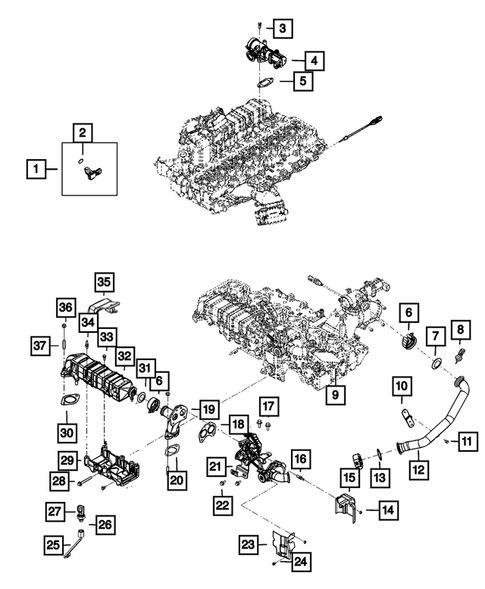 EGR System for 2014 Ram 2500 | Wholesale MOPAR